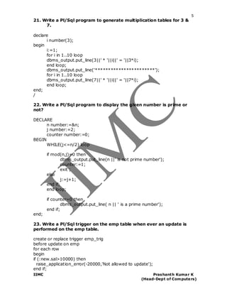 BScPLSQL.pdf | Databases | Computer Software and Applications