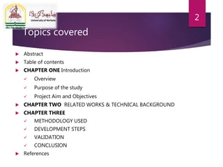 BSc Project Management | PPTX