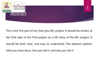 BSc Project Management | PPTX