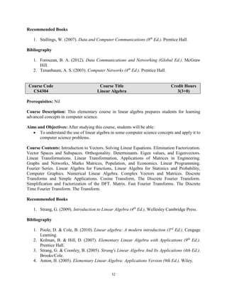 Bs cs course outline | PDF