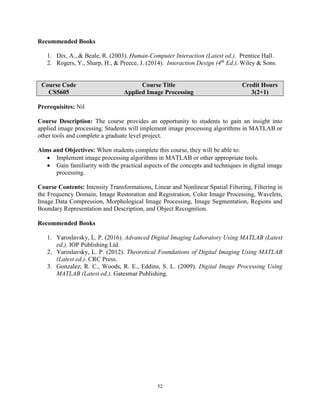 Bs cs course outline | PDF