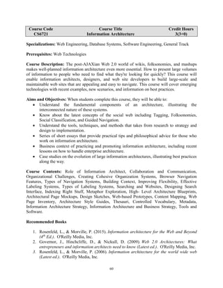 Bs cs course outline | PDF