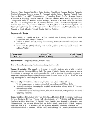 Bs cs course outline | PDF