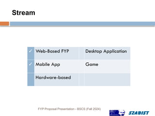 Szabist -BSCS FYP Proposal Template ver 2.0.pptx