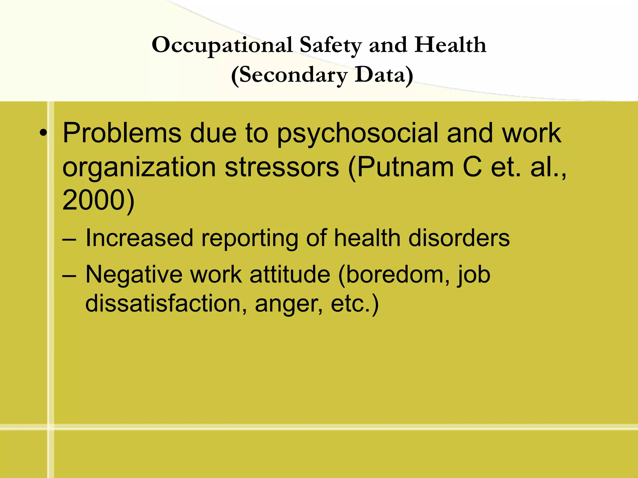 Basic Occupational, Safety and Health | PPT