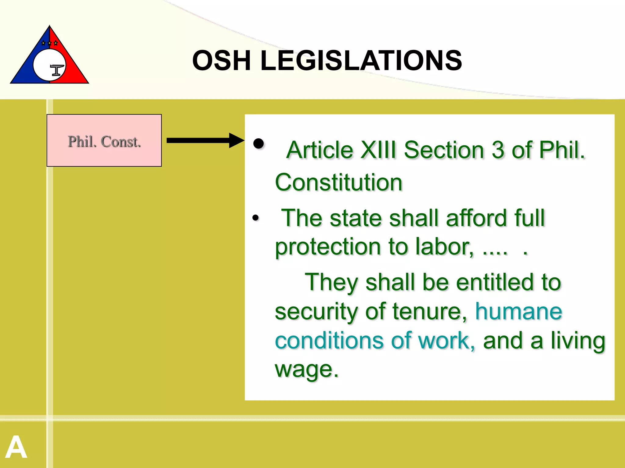 Basic Occupational, Safety and Health | PPT