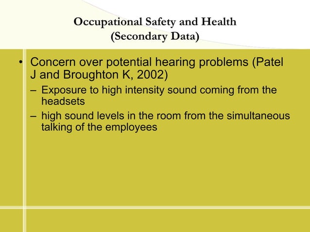 Basic Occupational, Safety and Health | PPT | Indoor Environmental ...