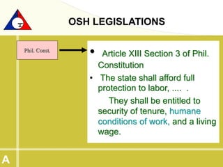 Basic Occupational, Safety and Health | PPT