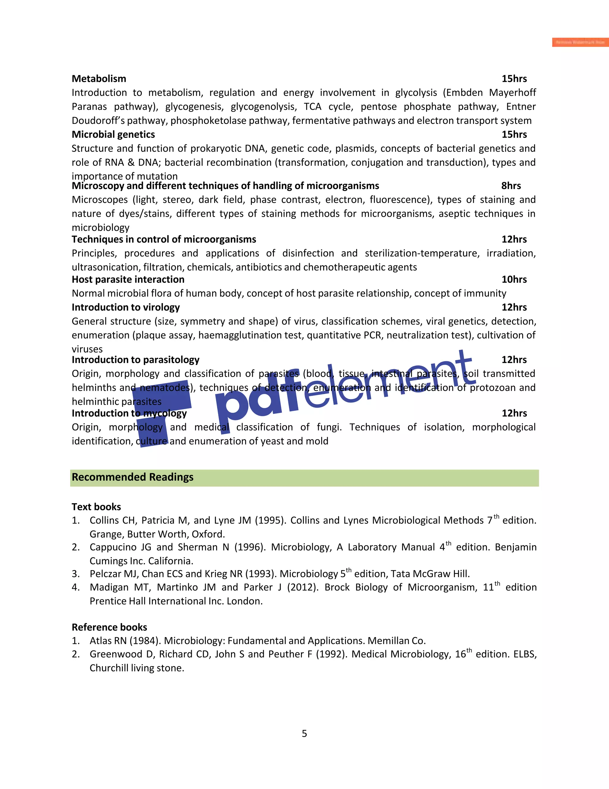 Bsc syllabus microbiology syllabus us TU(Kamal singh khadka) | PPTX