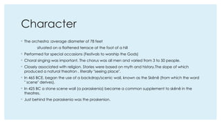 casestudy on greek and roman ampitheatres. | PPTX