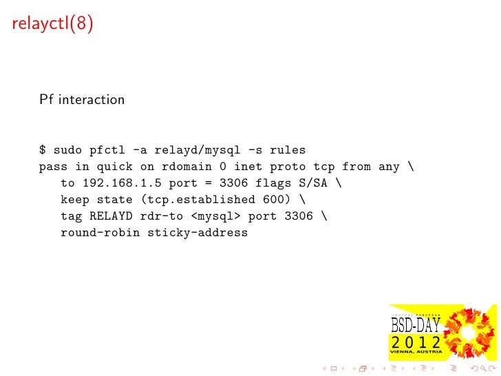 Relayd: a load balancer for OpenBSD