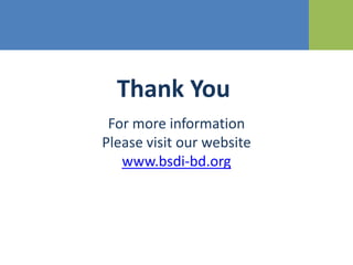 BSDI (Bangladesh Skill Development Institute) | PPTX