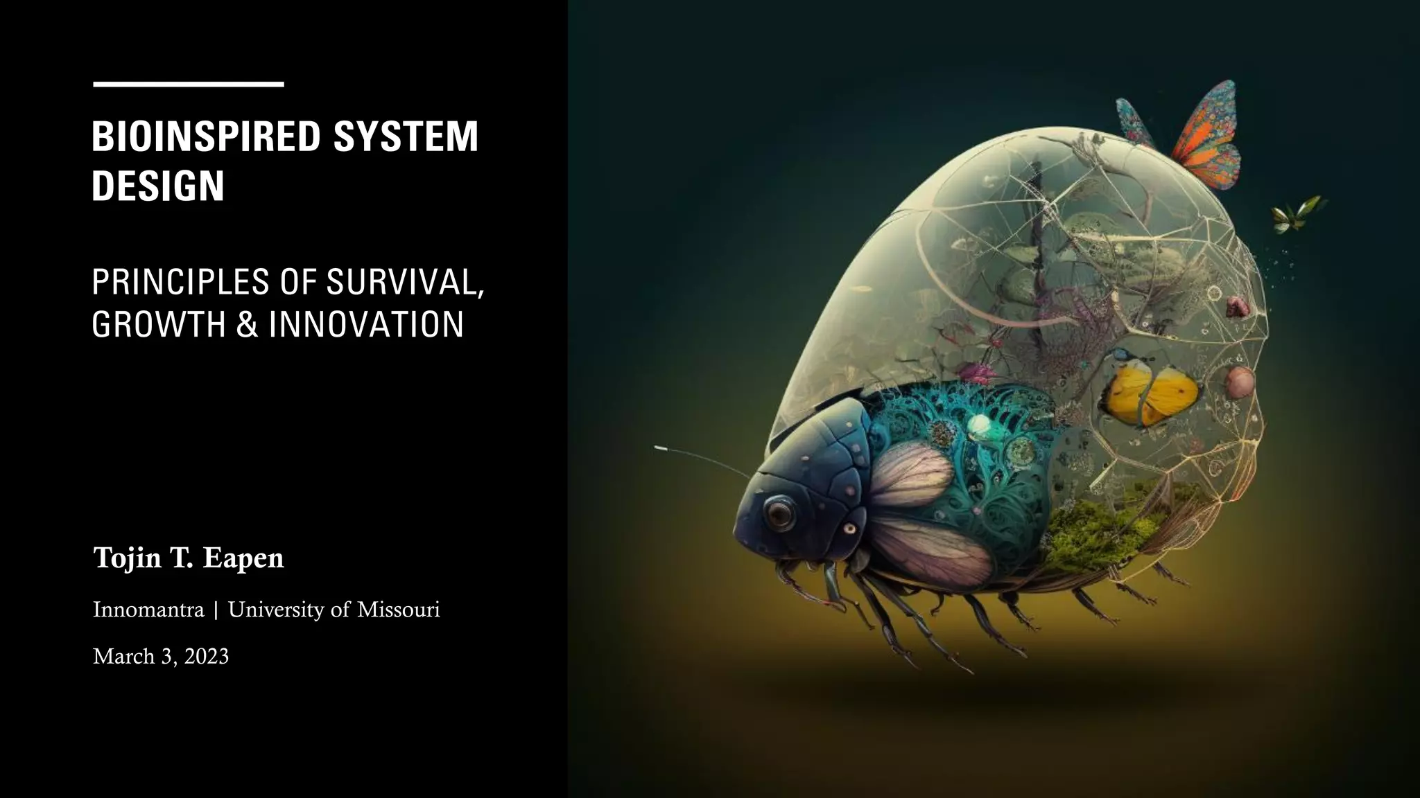 Bioinspired System Design | March 3, 2023 | PPT