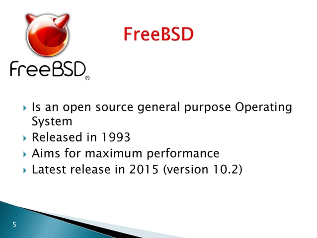 Bsd presentation | PPTX | Operating Systems | Computer Software and ...