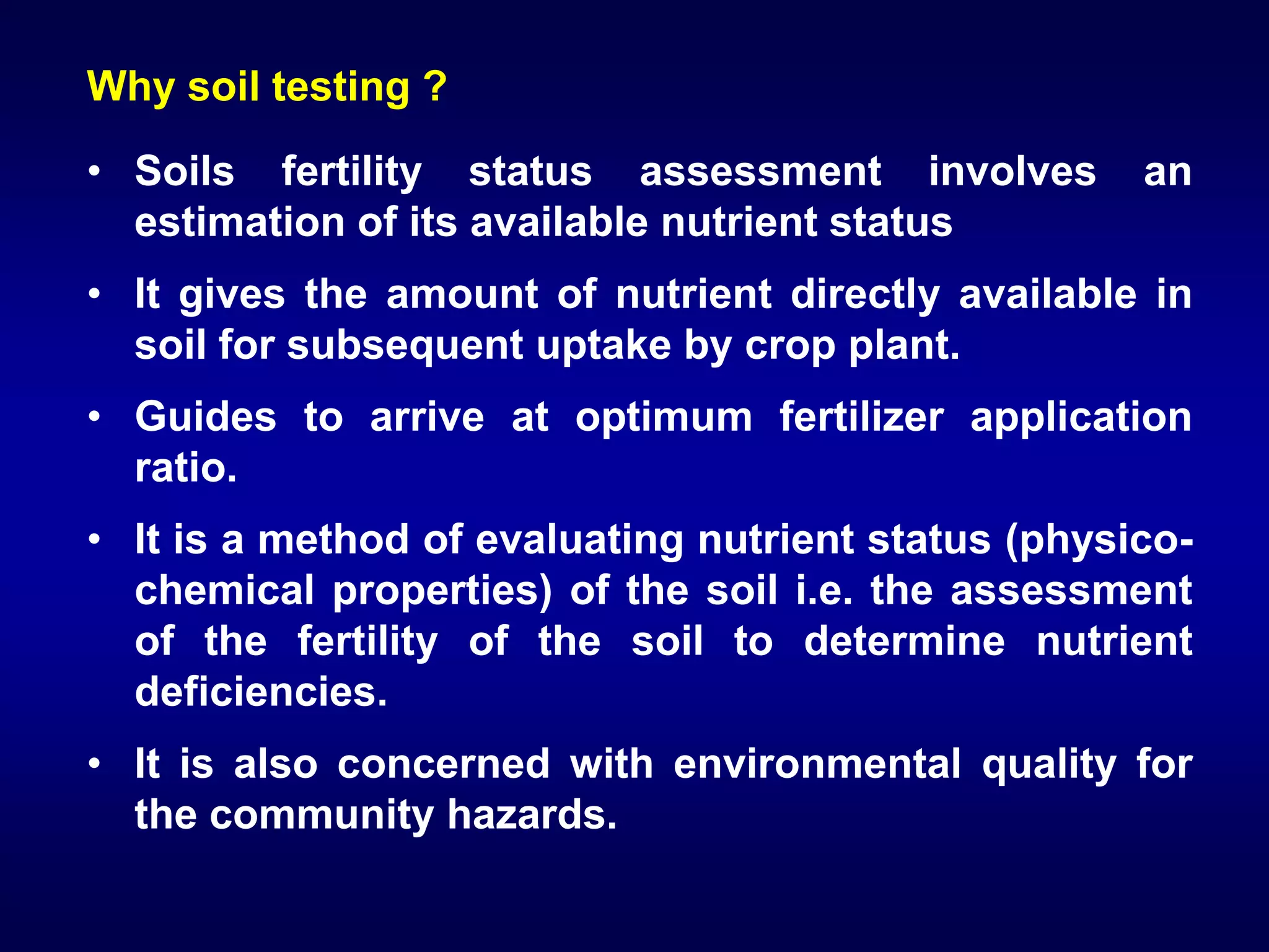 Method of Collection of Soil Samples for Their Testing | PDF