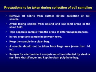Method of Collection of Soil Samples for Their Testing | PDF