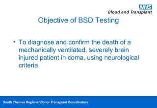 Brain Stem Death Testing | PPT