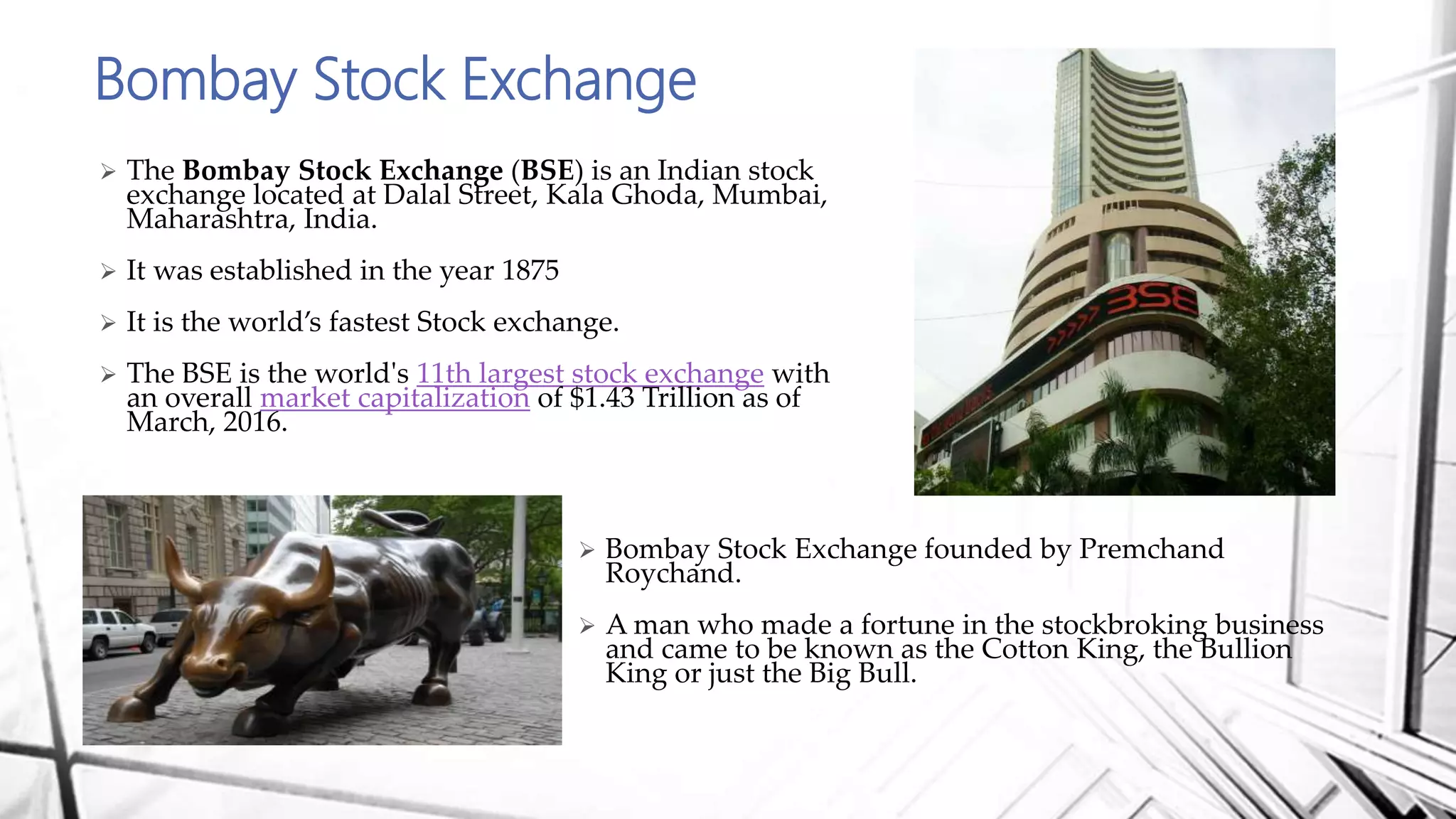 The Indian Stock Market Journey 1996 to 2016 | PPTX