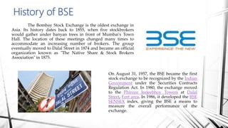 The Indian Stock Market Journey 1996 to 2016 | PPTX