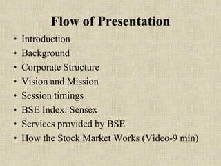 BSE MEANING REGULATION BOMBAY STOCK EXCHANGE | PDF