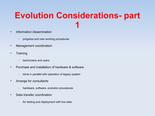 Bse 3105 lecture 3-software evolution planning | PPT