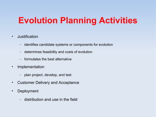 Bse 3105 lecture 3-software evolution planning | PPT