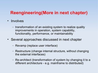 Bse 3105 lecture 3-software evolution planning | PPT