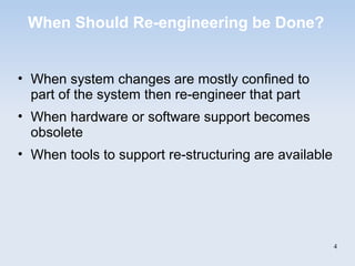 Bse 3105 lecture 4-software re-engineering | PPT