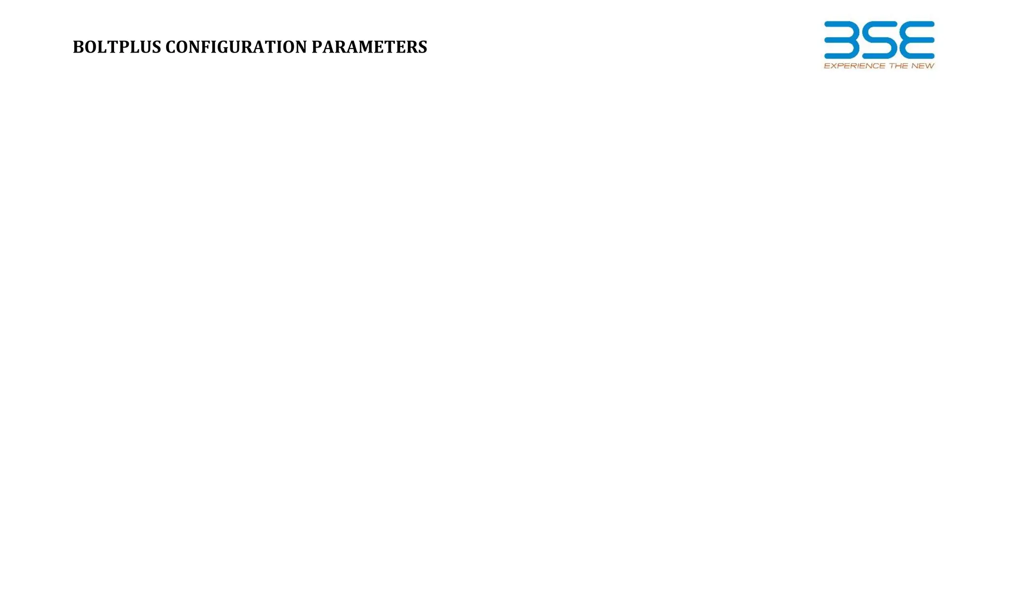 BSE BOLTPLUS_CONFIGURATION_PARAMETERS.pdf