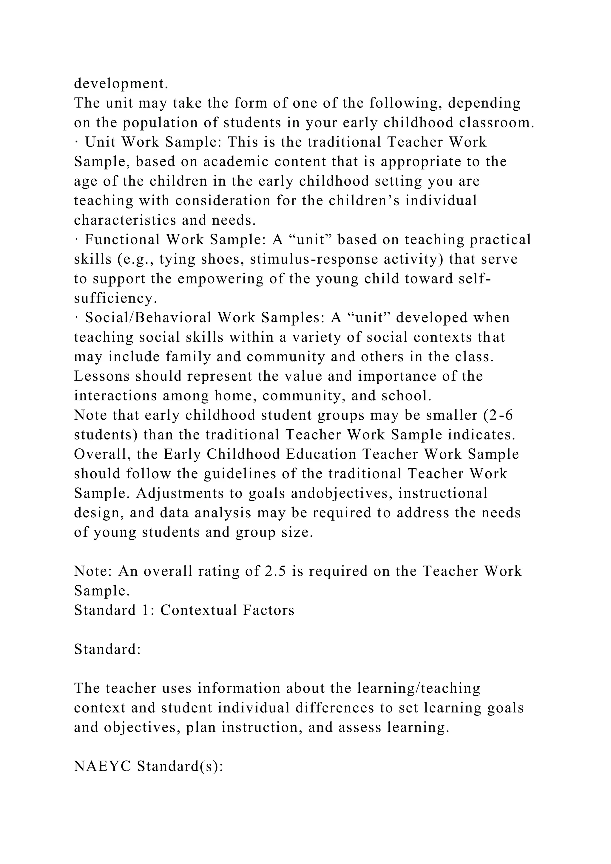 BSEDEarly Childhood Teacher Work SamplePerformance Prompt.docx