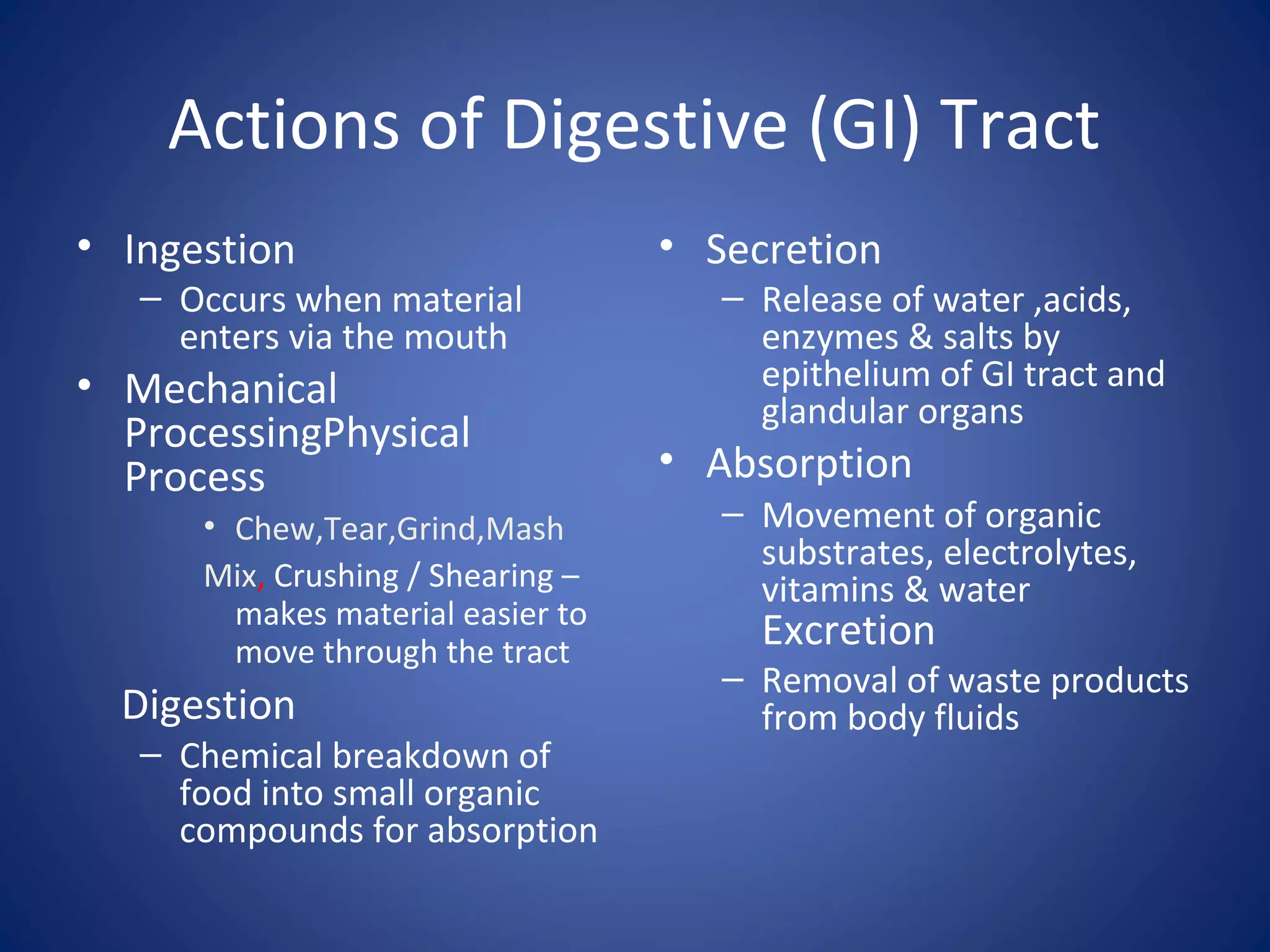 Bs ed,gen sc,human digestive system.unit 13 | PPT