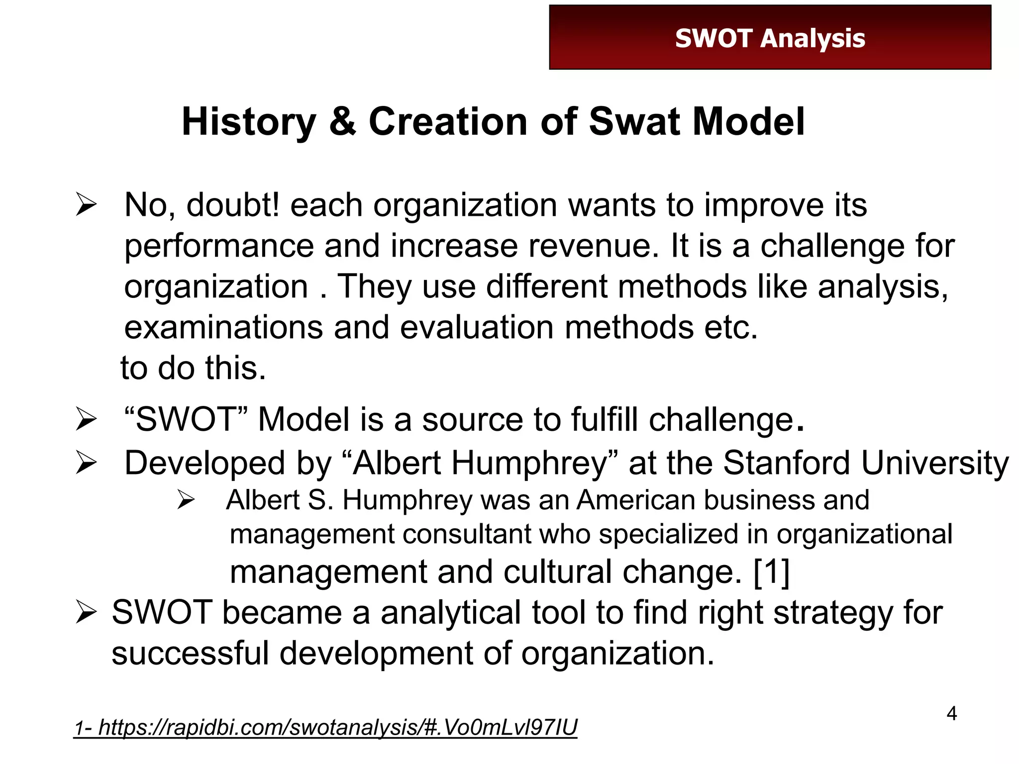 SWOT Analysis Entrepreneurship | PDF