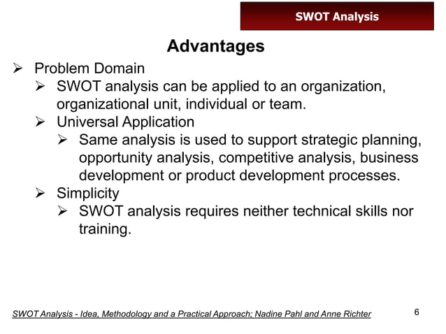 SWOT Analysis Entrepreneurship | PDF