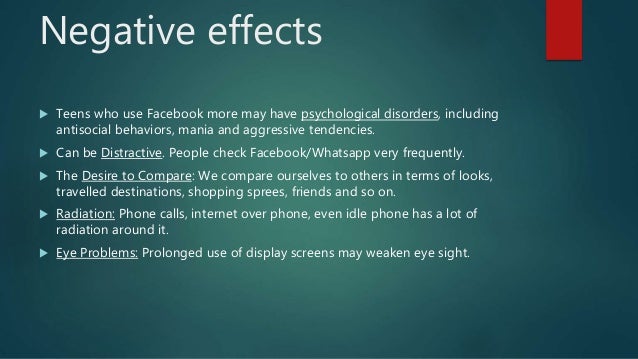 Effects of Social Media on Youth | PPTX