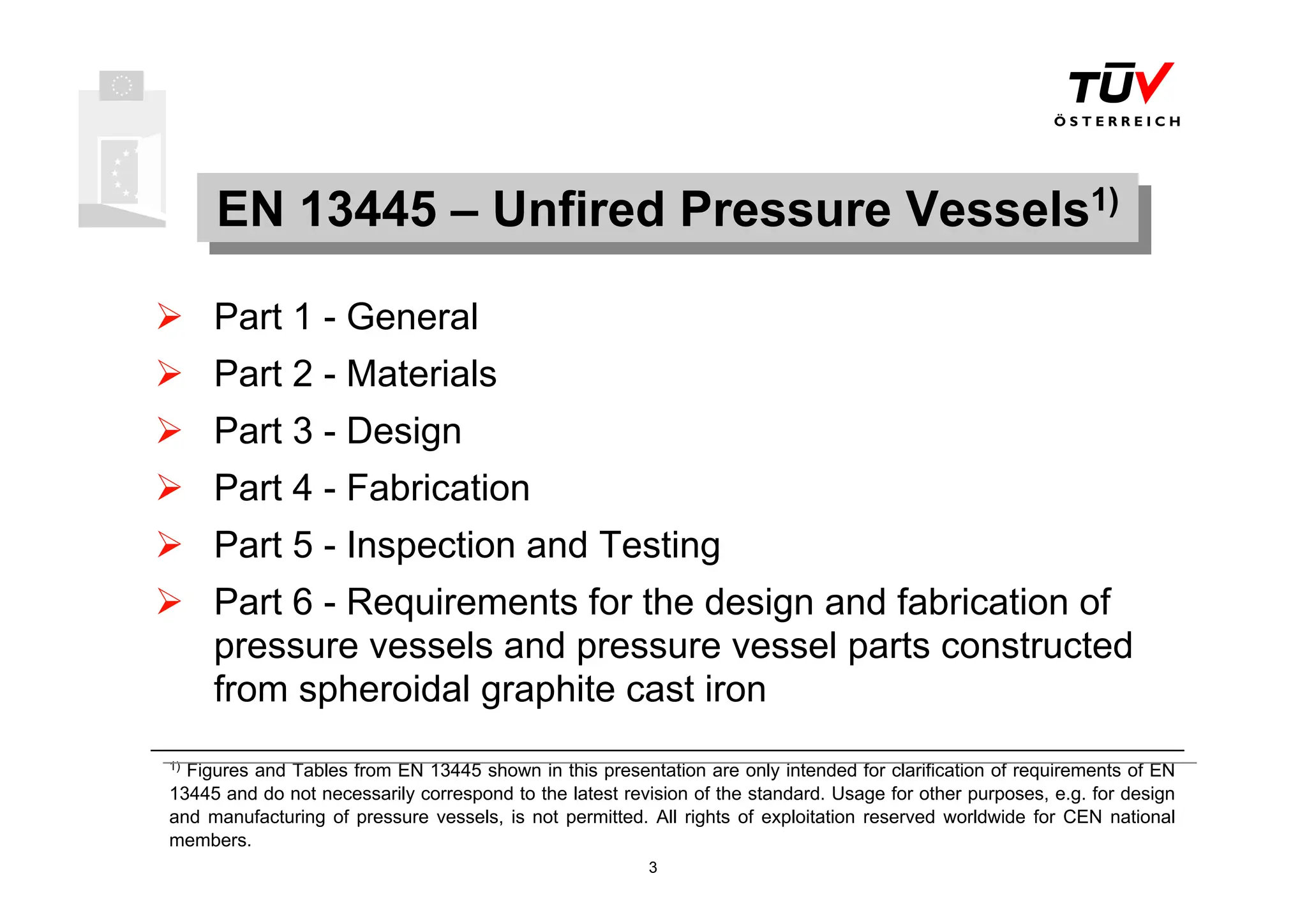 BS EN 13445 overview Workshop on PED doc. | PDF