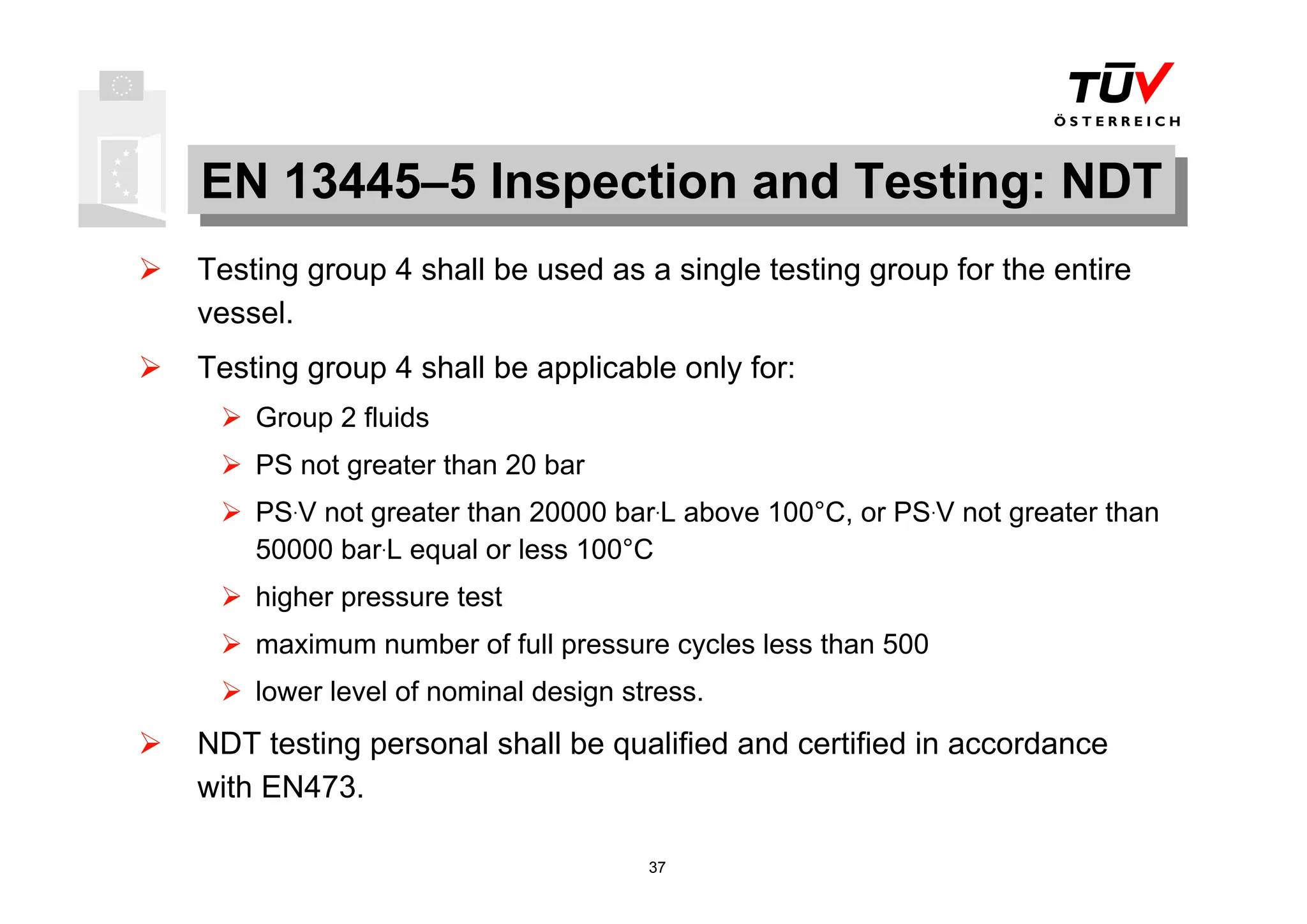 BS EN 13445 overview Workshop on PED doc. | PDF
