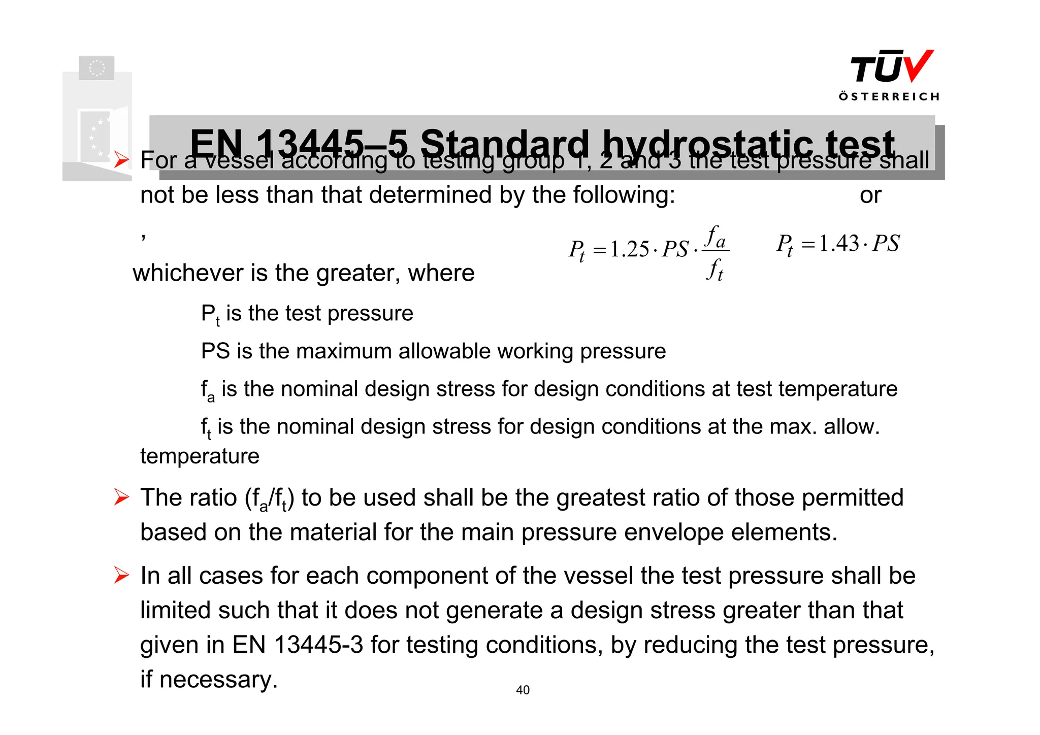 BS EN 13445 overview Workshop on PED doc. | PDF