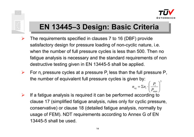 BS EN 13445 overview Workshop on PED doc. | PDF | Physics | Science