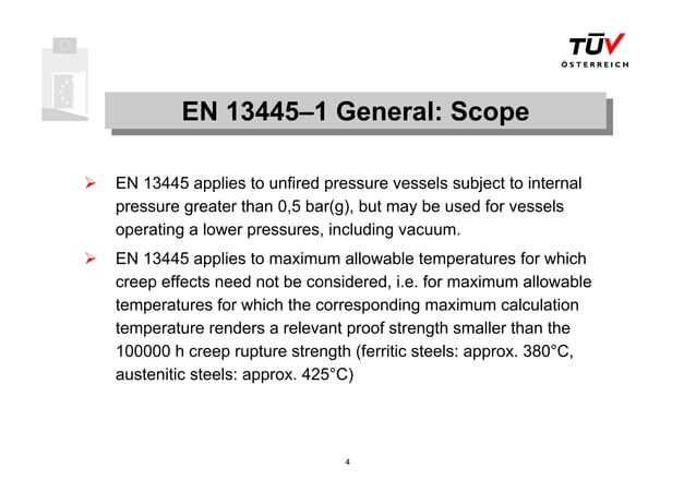 BS EN 13445 overview Workshop on PED doc. | PDF | Physics | Science