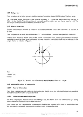 Bs en 13889 2003(forged steel shackles for general use - gra | PDF