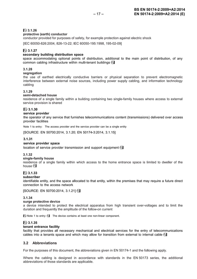 BS EN 50174-2-2009 + A2-2014.pdf | Technology & Computing