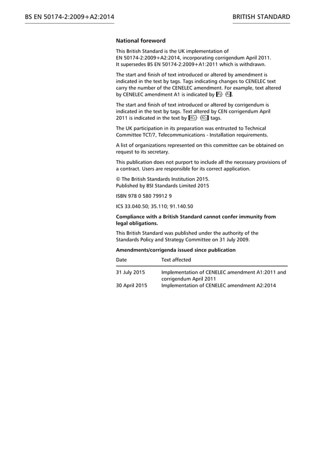 BS EN 50174-2-2009 + A2-2014.pdf | Technology & Computing
