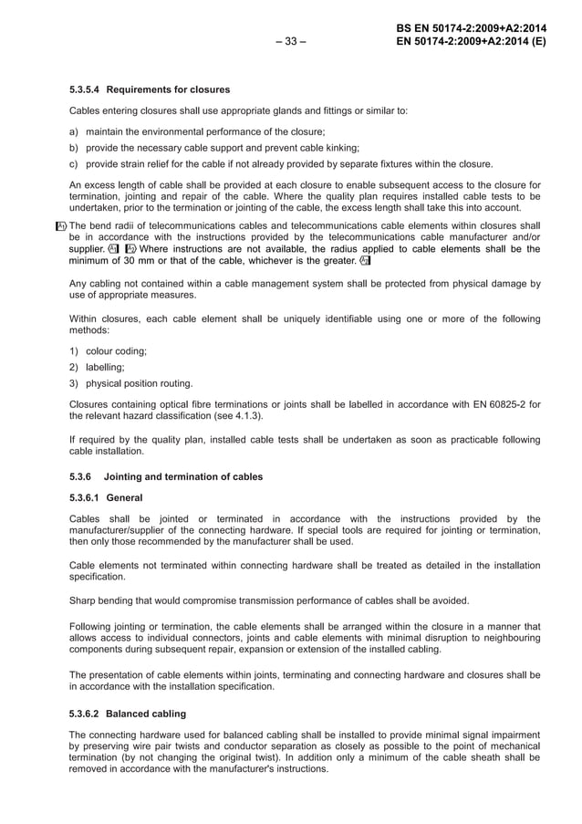 BS EN 50174-2-2009 + A2-2014.pdf | Technology & Computing