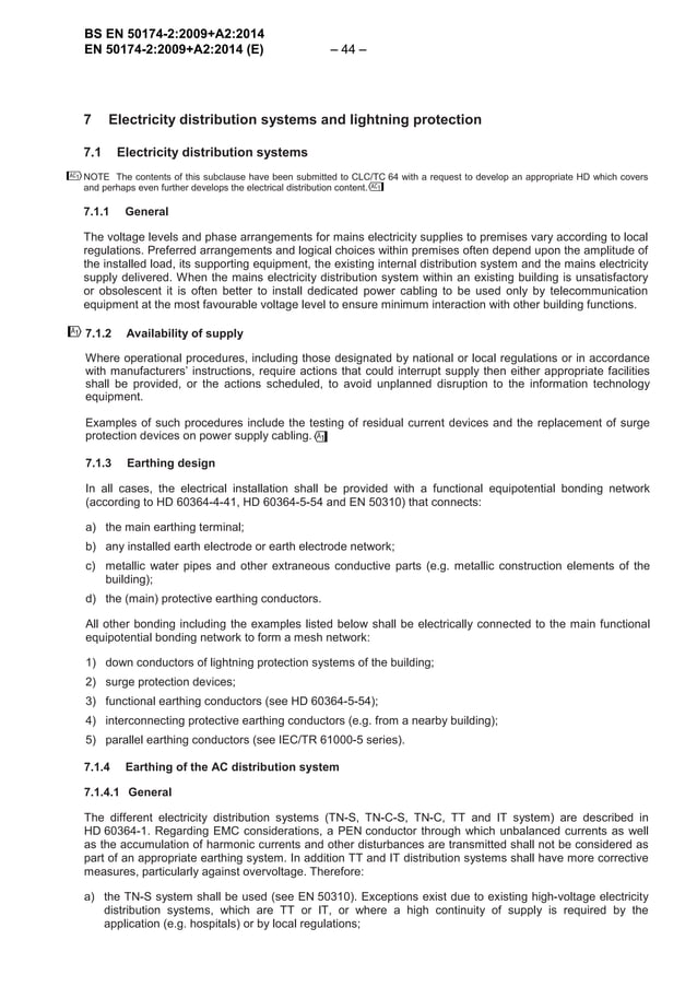 BS EN 50174-2-2009 + A2-2014.pdf | Technology & Computing