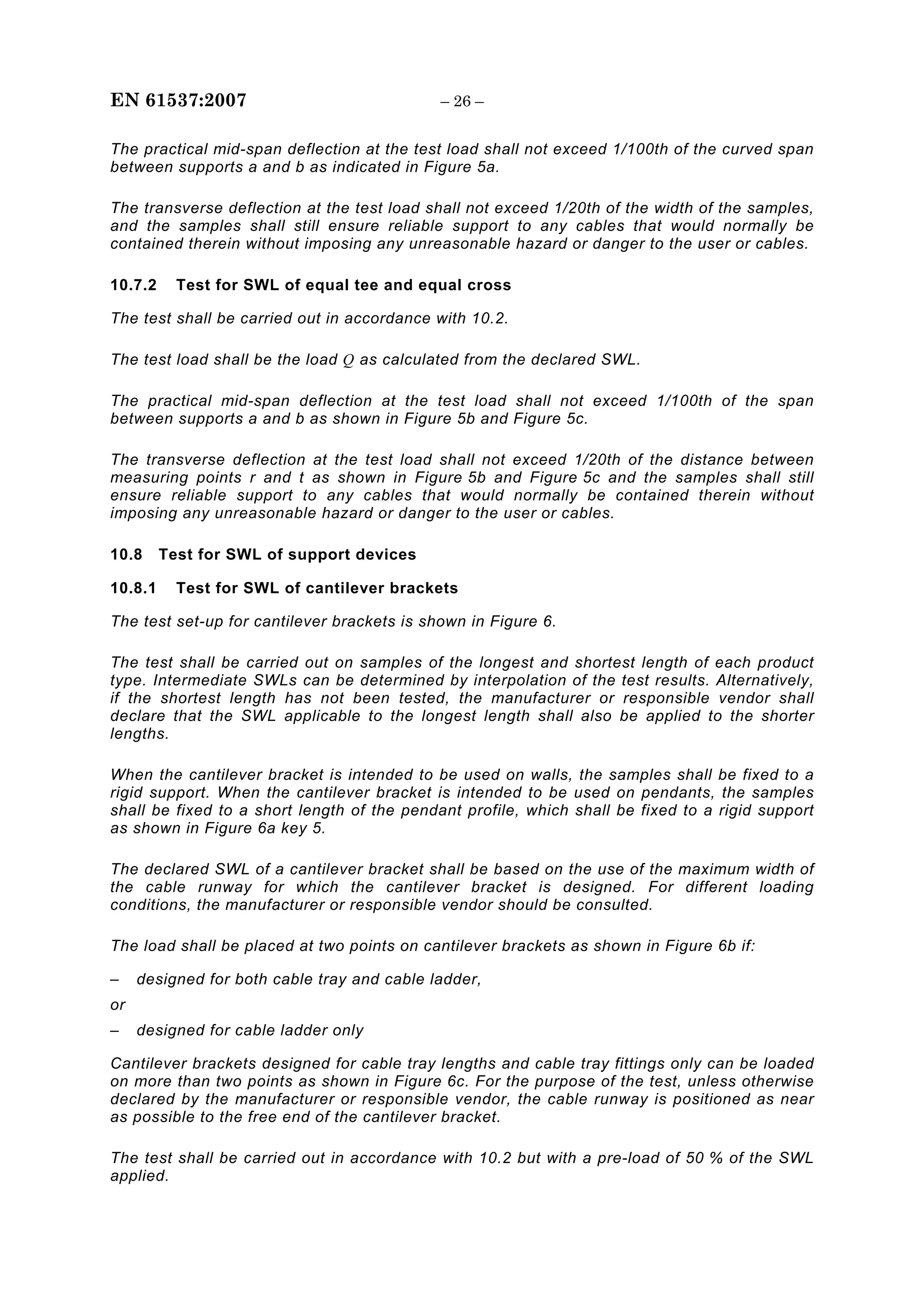 BS EN 61537 2007 Cable management_ Cable tray systems and cable ladder ...
