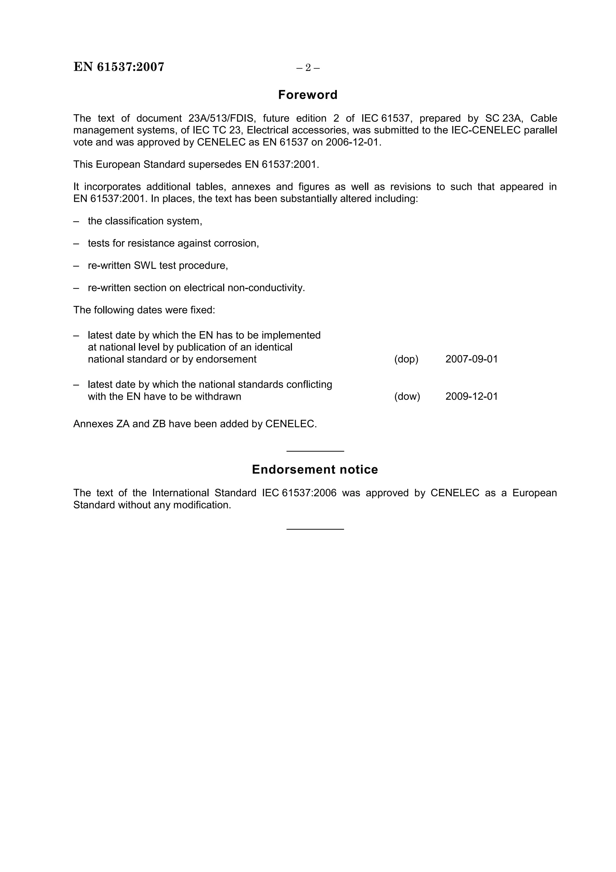 BS EN 61537 2007 Cable management_ Cable tray systems and cable ladder ...