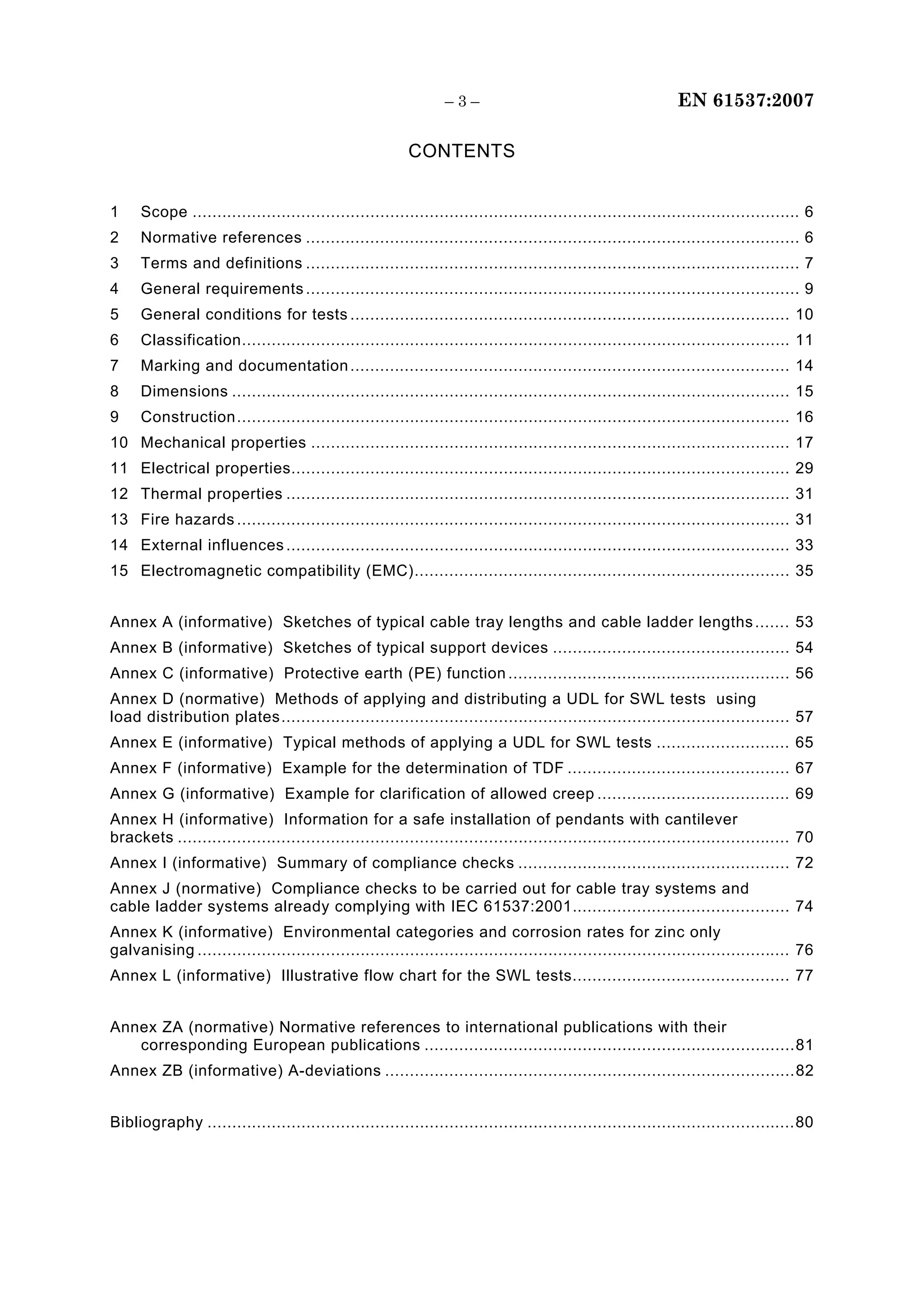 BS EN 61537 2007 Cable management_ Cable tray systems and cable ladder ...