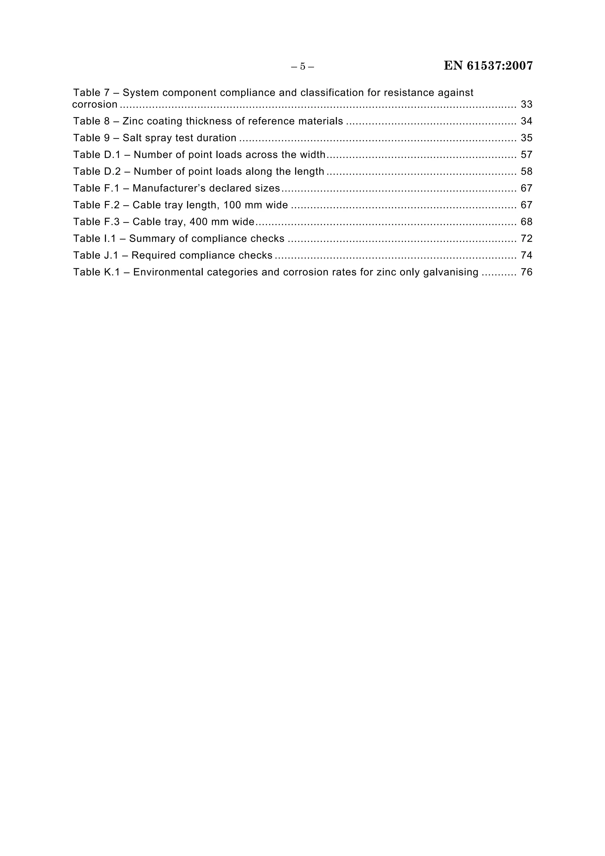 BS EN 61537 2007 Cable management_ Cable tray systems and cable ladder ...
