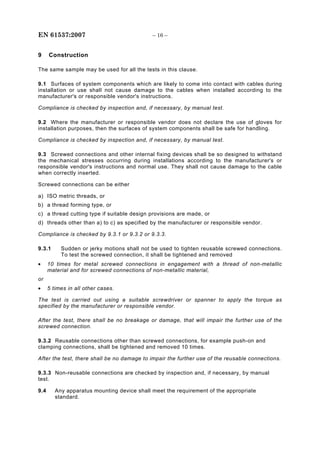 BS EN 61537 2007 Cable management_ Cable tray systems and cable ladder ...
