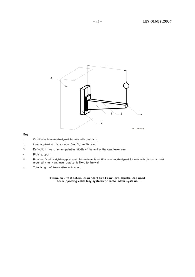 BS EN 61537 2007 Cable management_ Cable tray systems and cable ladder ...